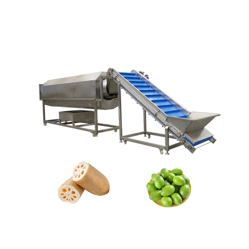 Industrial Stainless Steel Rotary Drum Herbal Cleaning Machine