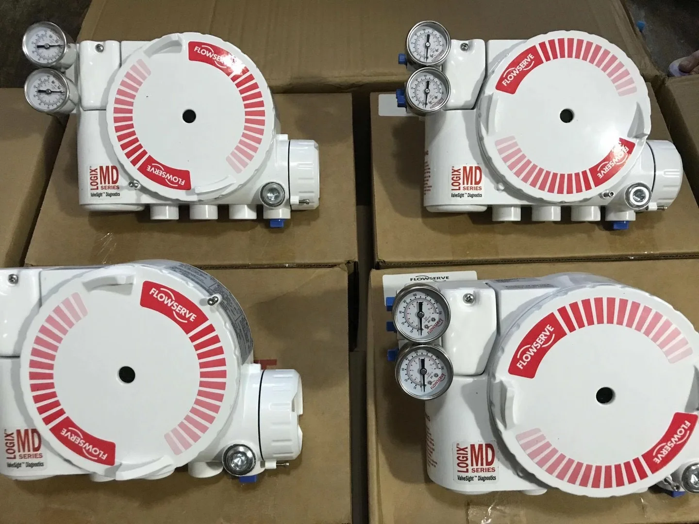 Pneumatic Control Valves with Flowserve Logix 520MD Positioner