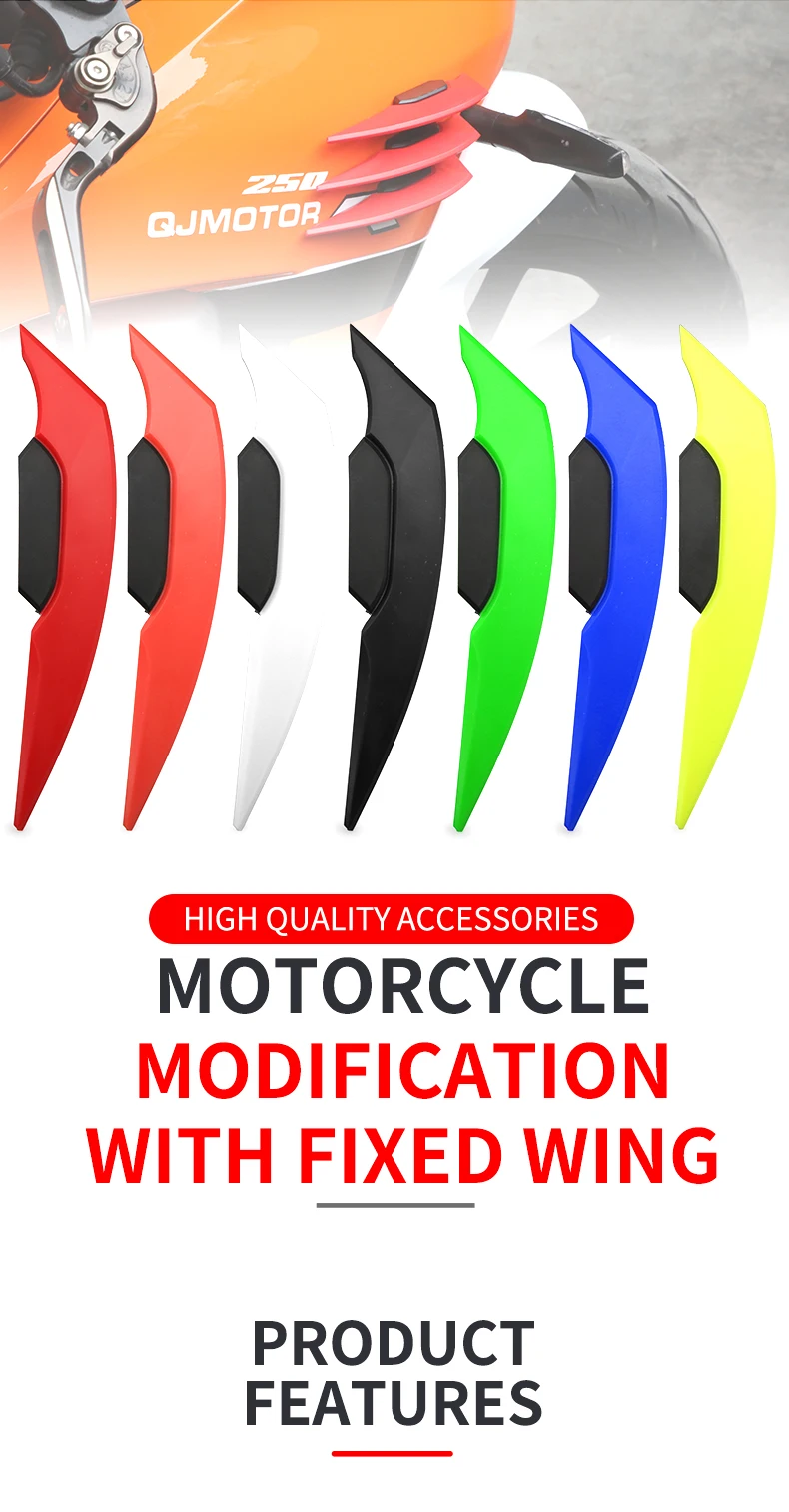 Motorbike Universal Plastic Parts Body Deflector Decorative Parts Air ...