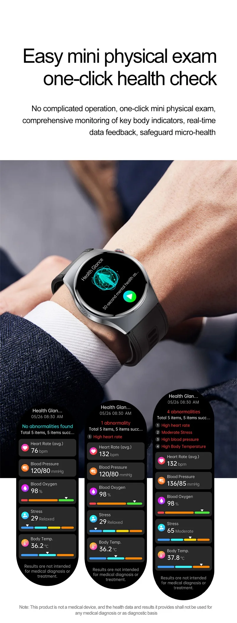 S201 AMOLED Smartwatch - Advanced Health & Fitness Tracker
