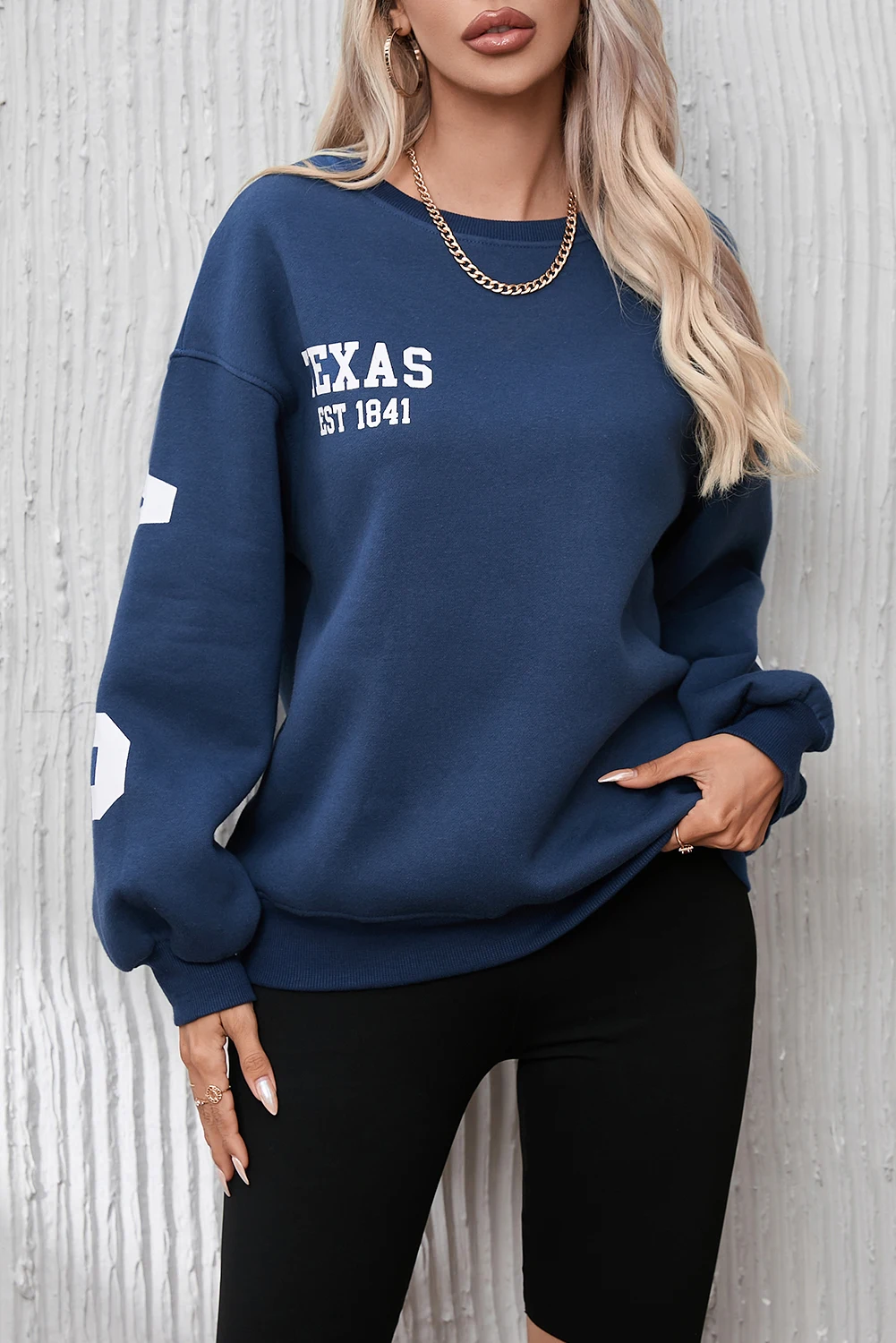 Dear-lover Wholesale High Quality Casual Letter Graphic Pullover Drop ...