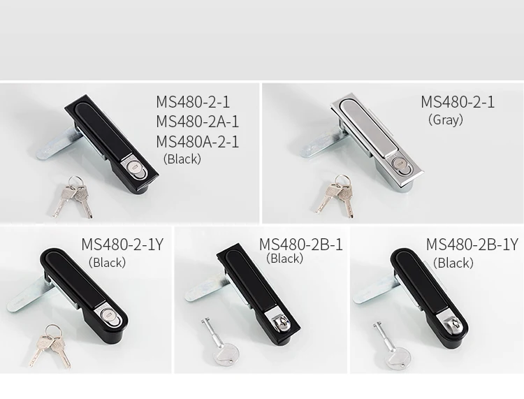 Hengzhu Ms480-2a Electric Cabinet Panel Lock Zinc Alloy Electrical ...