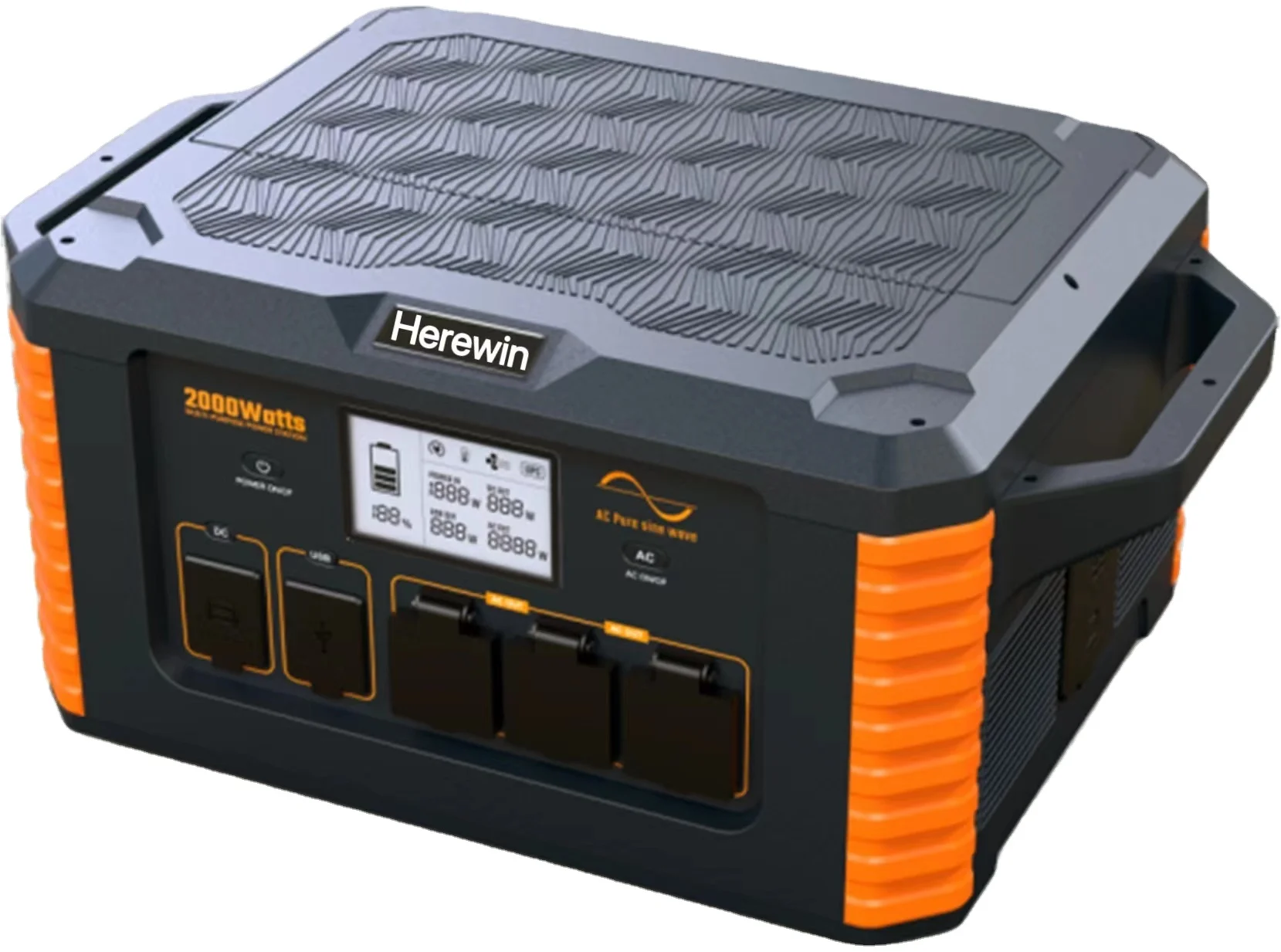 2000w Solar Generator Portable Home Power Fast Charge Factory Wholesale ...