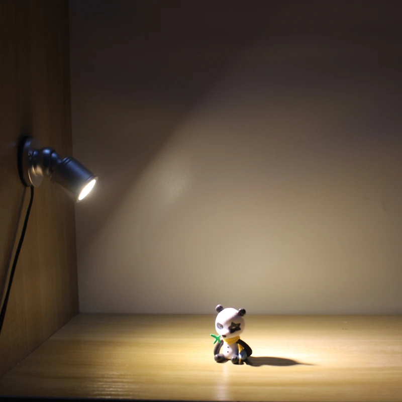 Led Usb Spotlight 3w Dc5v Jewelry Cabinet Showcase Counter Lamp Surface ...