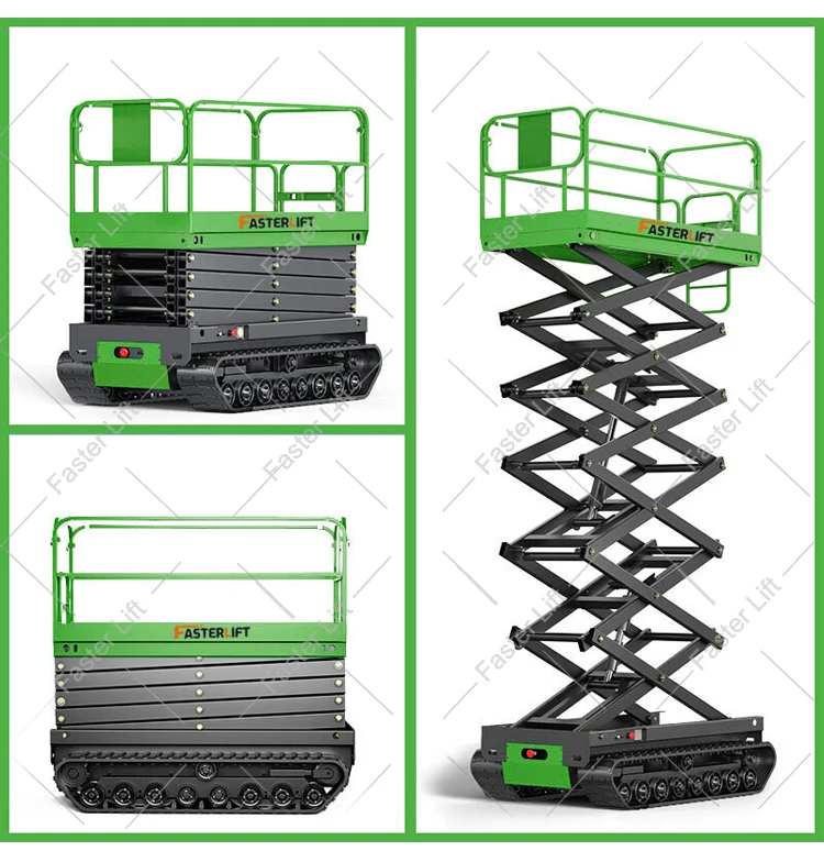 1430kg Offroad Mini Mobile Tracked Electric All Terrain Self-Propelled ...