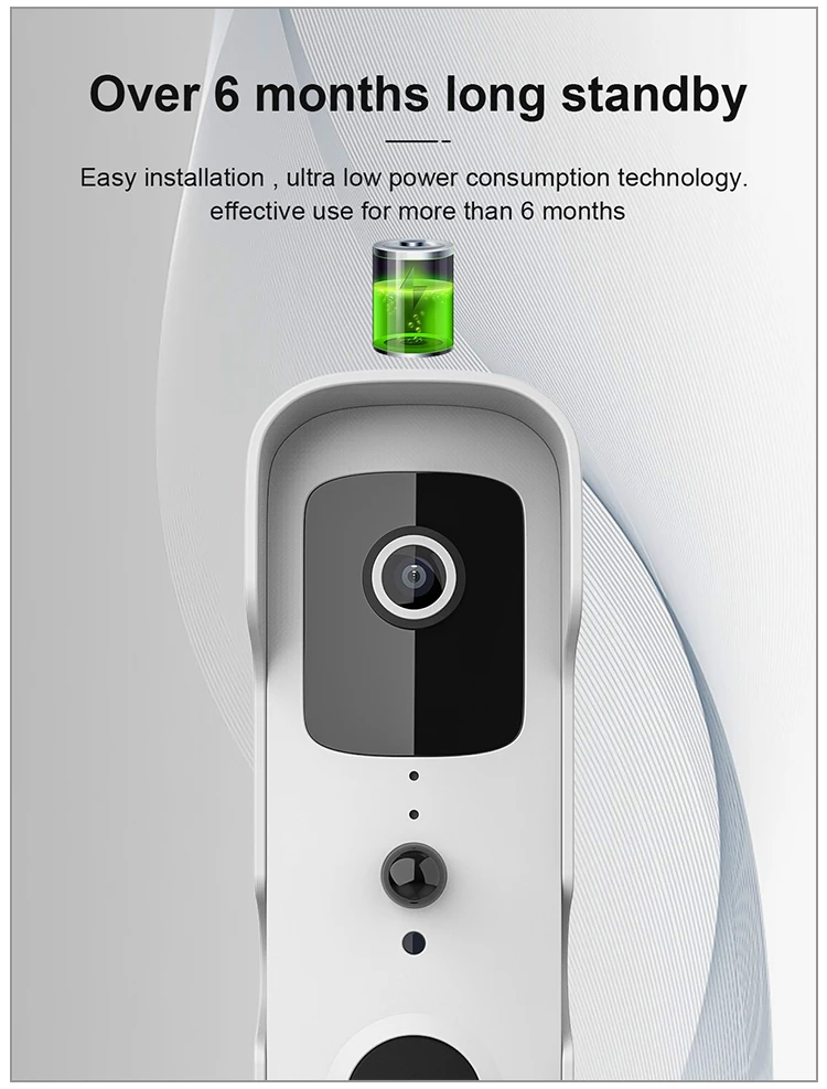 Tuya Wifi Waterproof 1080p Hd 2k Camera Wireless Smart Ring Doorbell ...