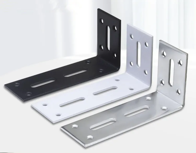 Heavy Duty Metal Right Angle Corner Hardware Bracket 90 Degree Wall ...