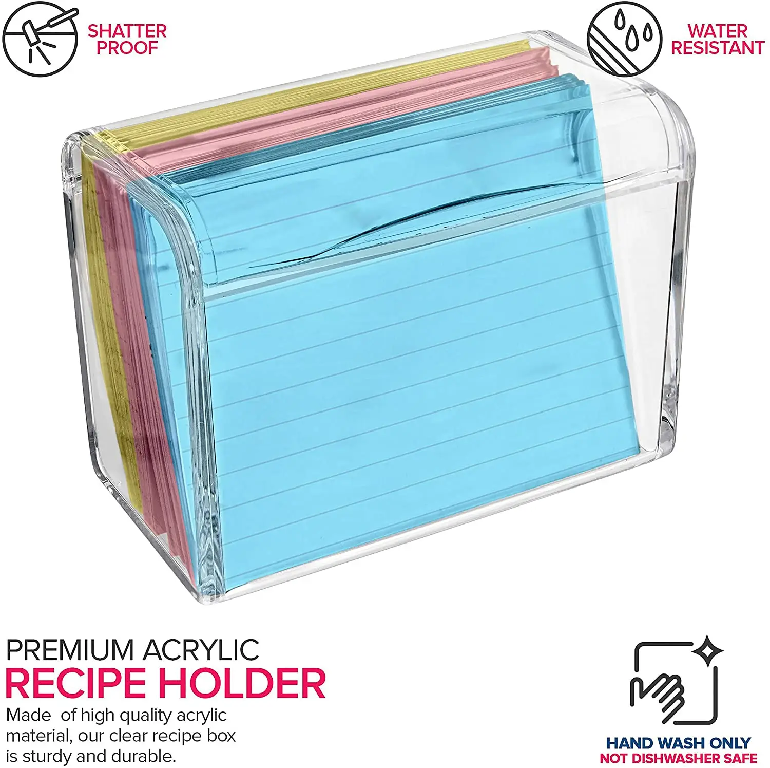 Acrylic Recipe Box