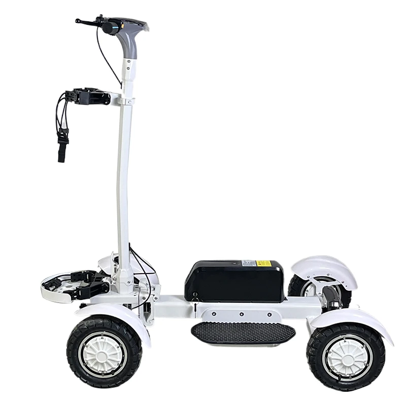 Four Wheels 48v 20ah Foldable 2400w Mini E Cart Golf Electric Scooter ...