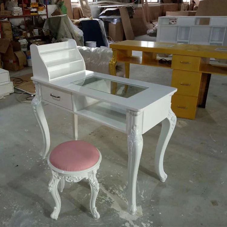 Dongpin Grey Color Nails Table For Beauty Salon Manicure Chair Nail ...