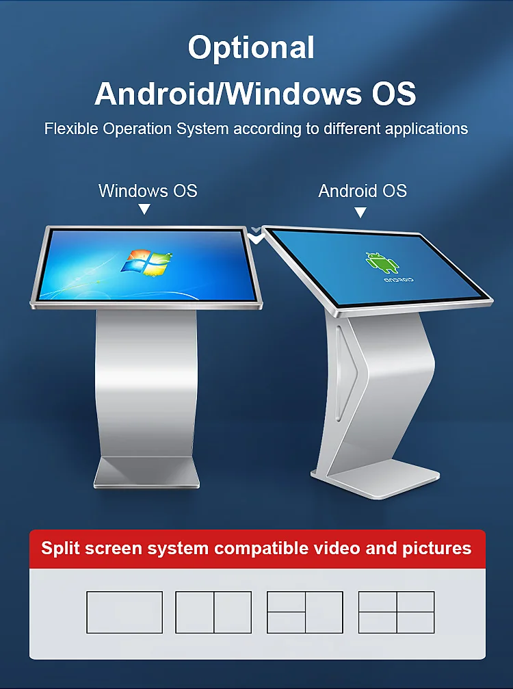 Cosun Horizontal 32inch Touch Display Kiosk Kiosk Touch Screen Lcd ...