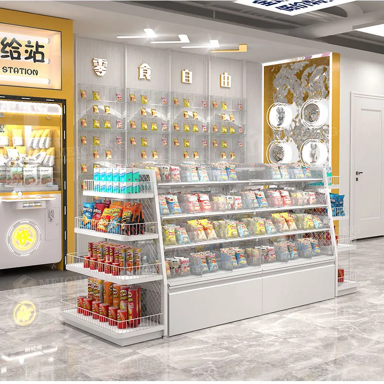 Meicheng Convenience Store Shelving Food Display Candy Shelf Counter ...
