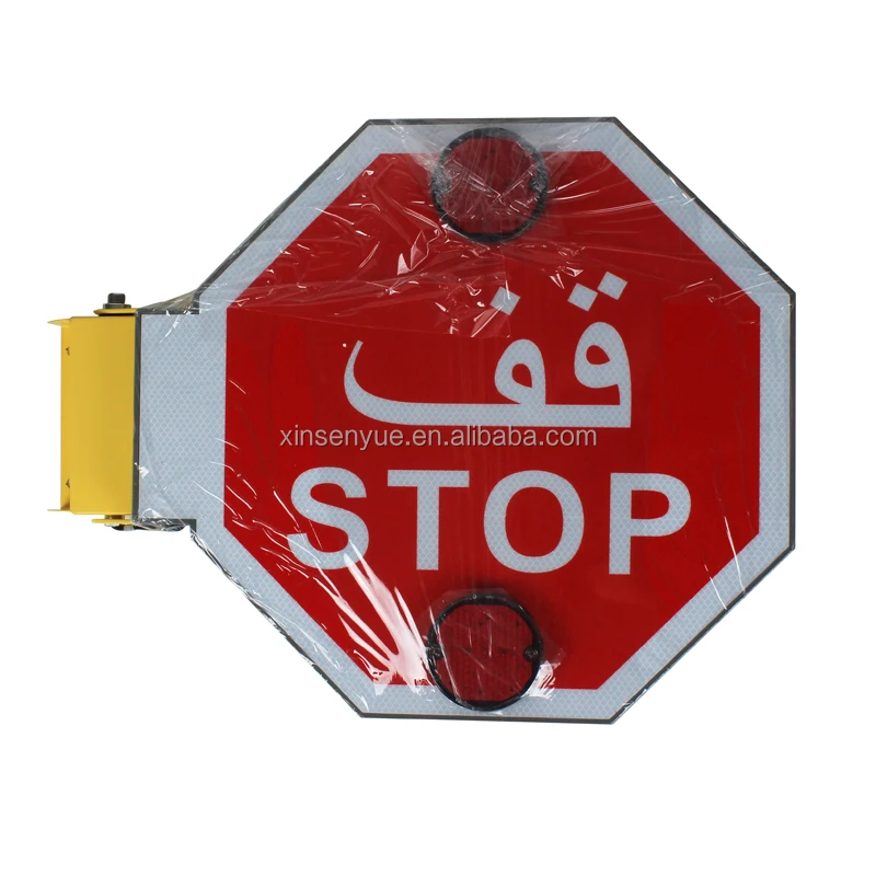 Led Stop Sign For School Bus With Warning Light & Oem Options