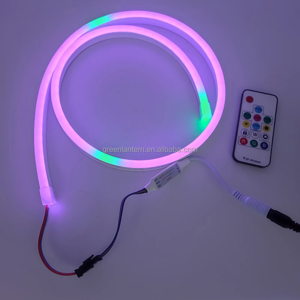 12V LED Rope Lights - Soft Neon RGBIC Programmable Lighting