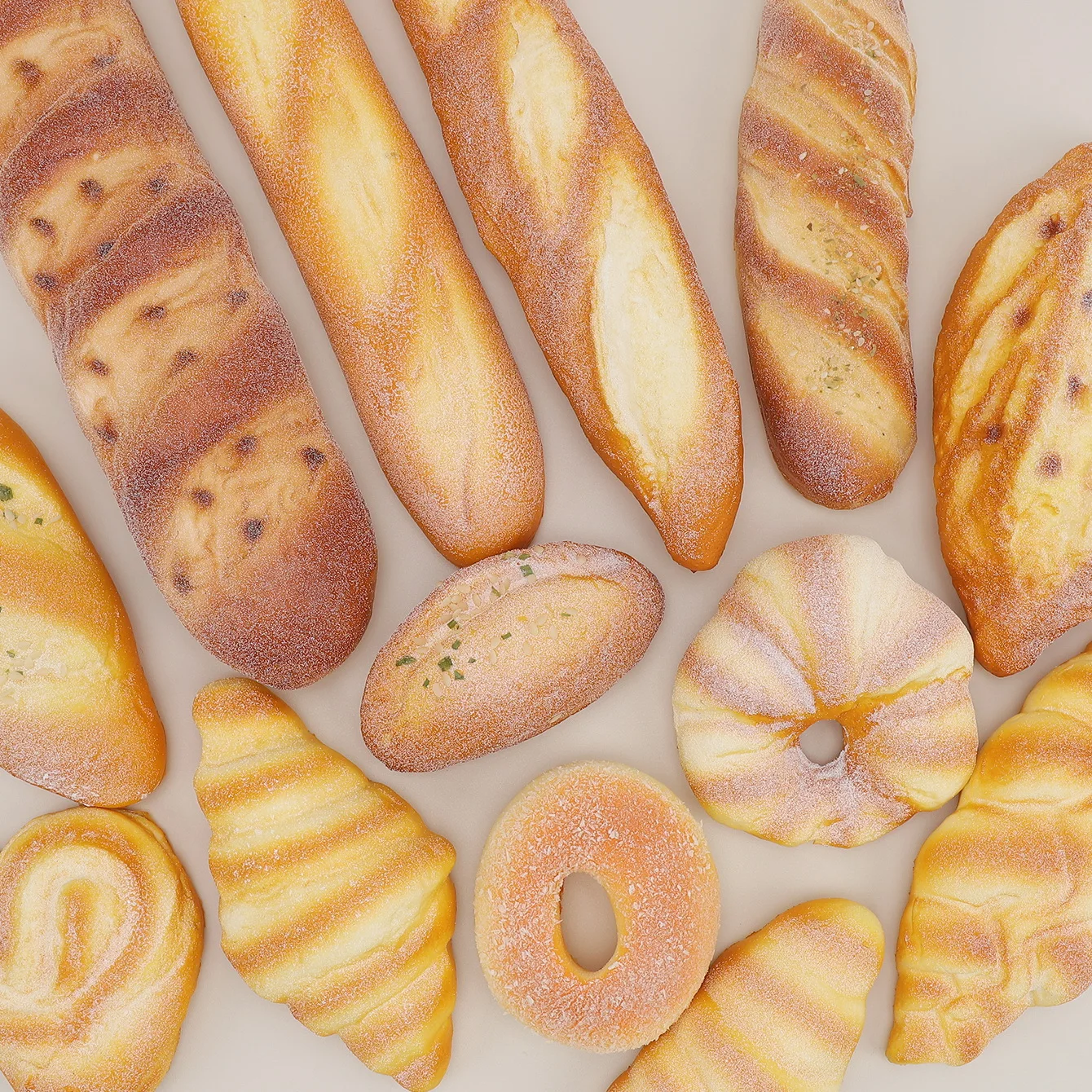Alibaba.com: Gresorth Pu Soft Bread Toy, Artificial Set Simulation ...