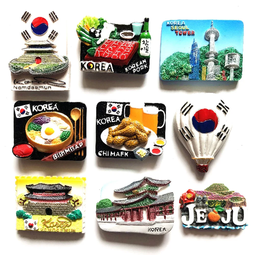 Custom Singapore Japan Thailand 3d Polyresin Resin Fridge Magnet ...