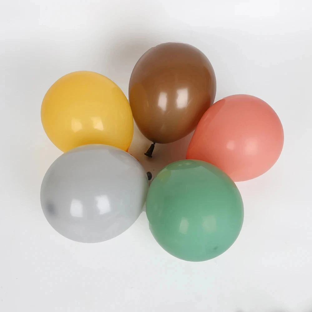 High Quality 12 Inch Retro Color Latex Balloon Vintage Latex Round ...