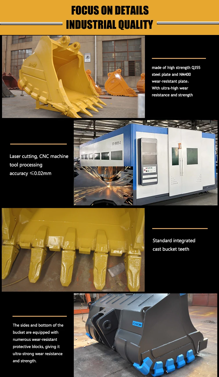 Shop High-Capacity Excavator Buckets for Efficient Digging