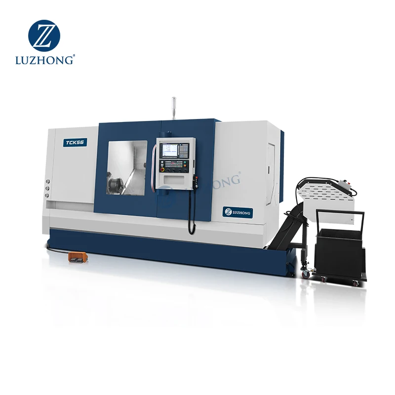 3 Axis Cnc Turning Lathe Machine Tck80y Slant Bed Heavy Cutting Cnc Lathe - Buy Cnc Slant Bed ...