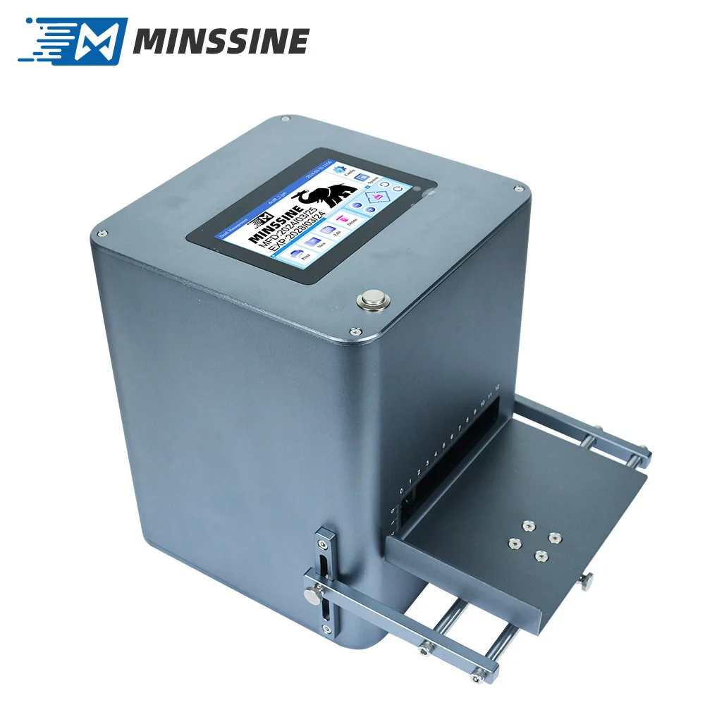 12.7mm Desktop printer for glass pen metal logo printing smart printer ...