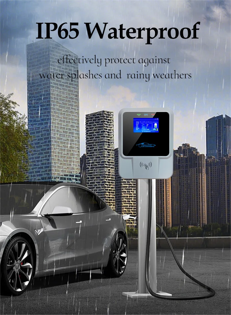 Electric Vehicle Charging Station 7kw Ac Ev Charging Station For ...