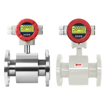 Odm Electromagnetic Flow Meter Liquid Electronic Flowmeter Water 4-20ma Digital Output ...