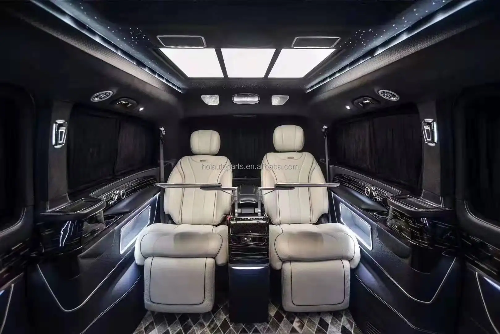 V Class Vip Seat With Central Control Armrest Box And Foldable Seat ...