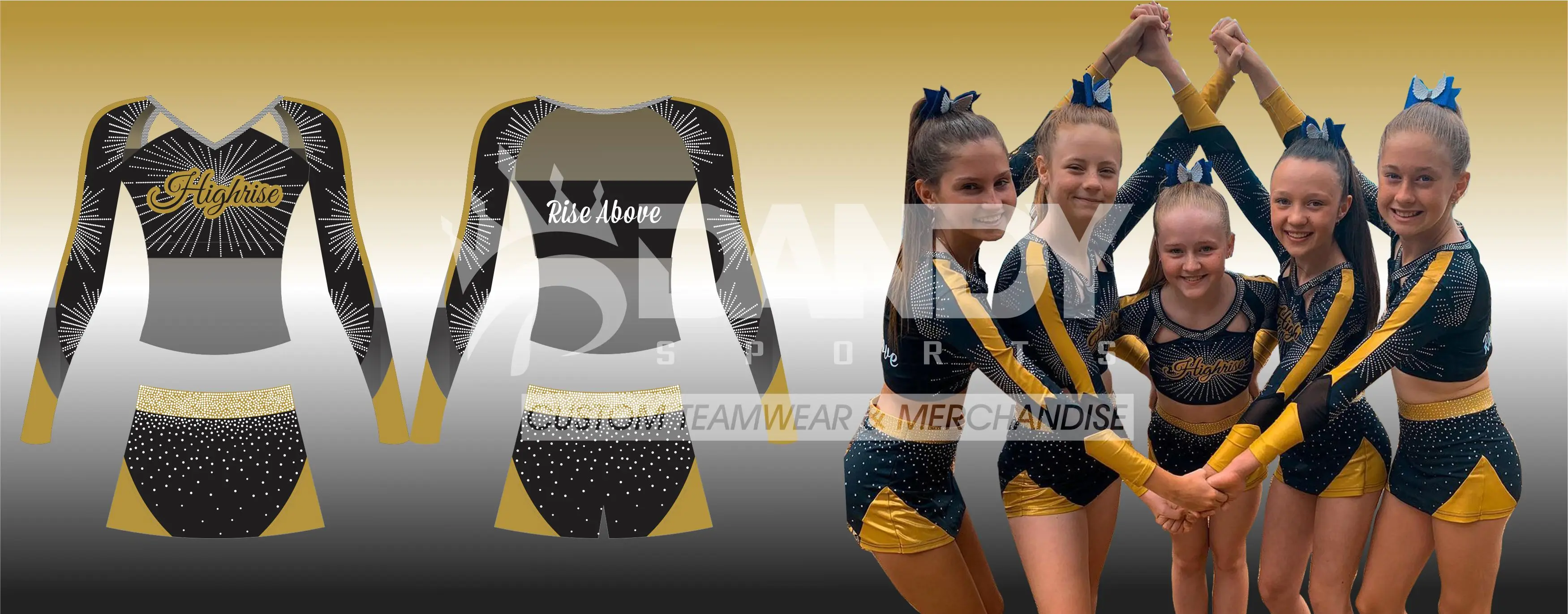 Custom Design Your Own Cheerleading Uniforms for High School
