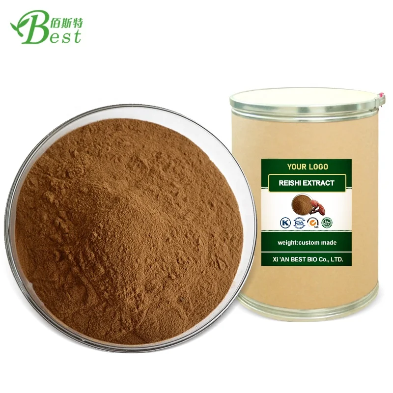 100% Pure Reishi Mushroom Extract Powder/lucid Ganoderma Extract/ 10:1 ...