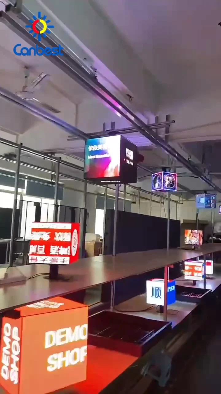 Outdoor Creative Magic Cube Cuboid Square Led Display Screen Panel For ...