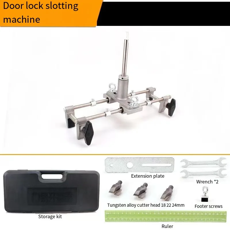 Mortice Lock Fitting Wooden Door Lock Slotting Machine Mortising Jig ...