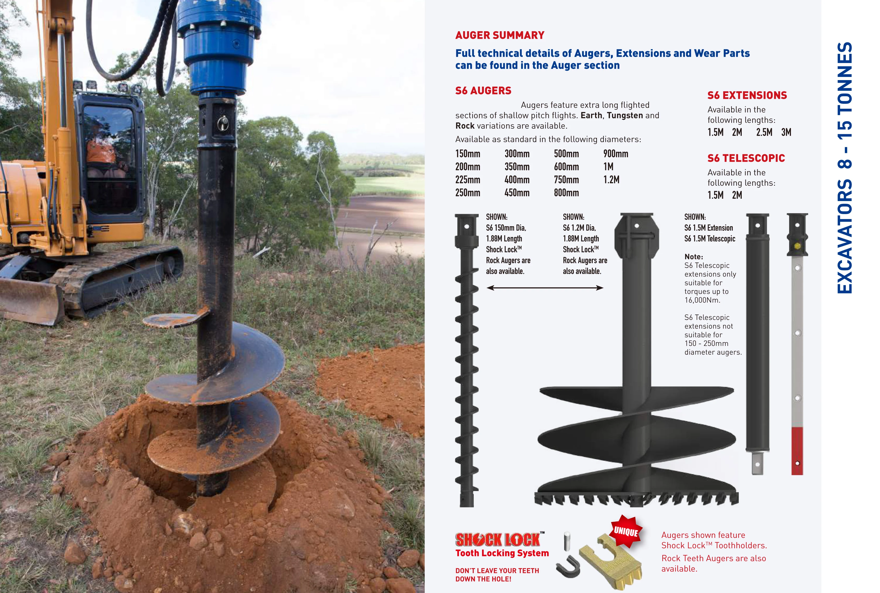 TYSIM Professional Screw Mini Excavator Pile Driver Parts