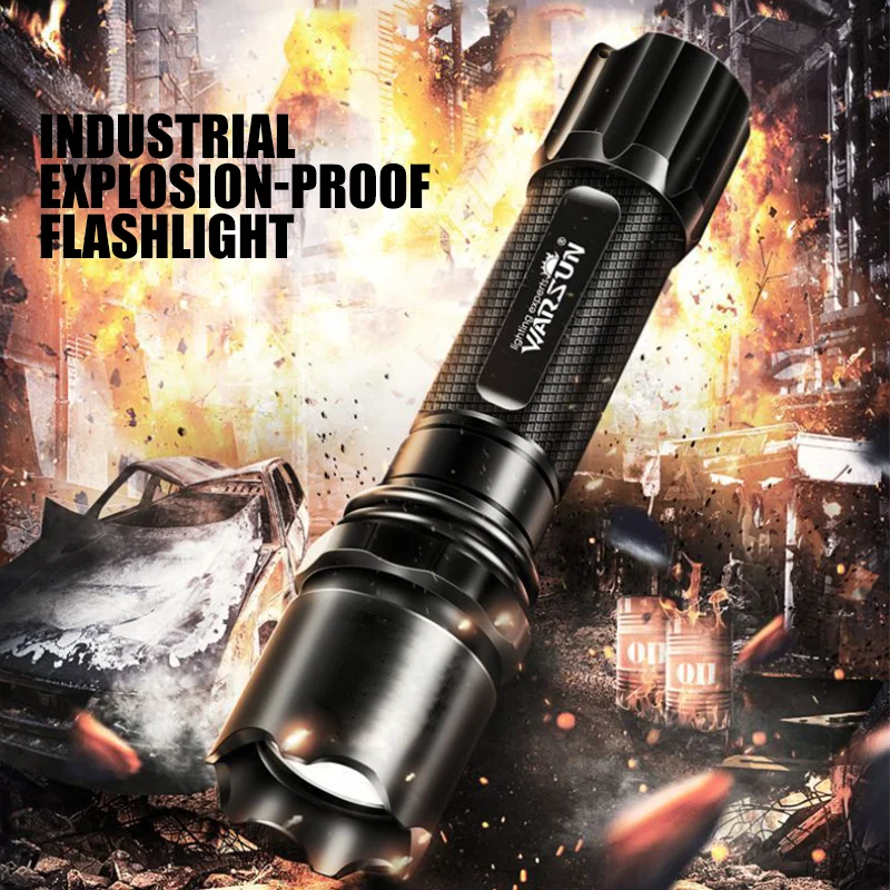 Alibaba.com: WARSUN BL-8 Explosion-proof IP65 LED Rechargeable Torch ...