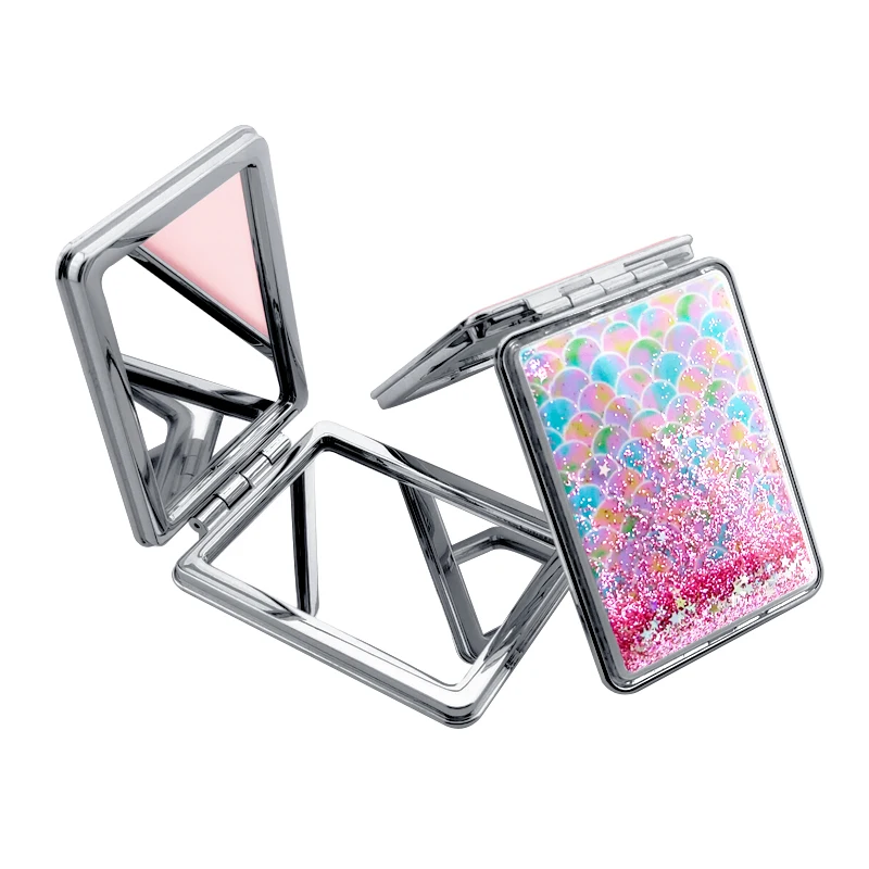 Mini French Customizable Pocket Double Sided Travel Vanity square ...