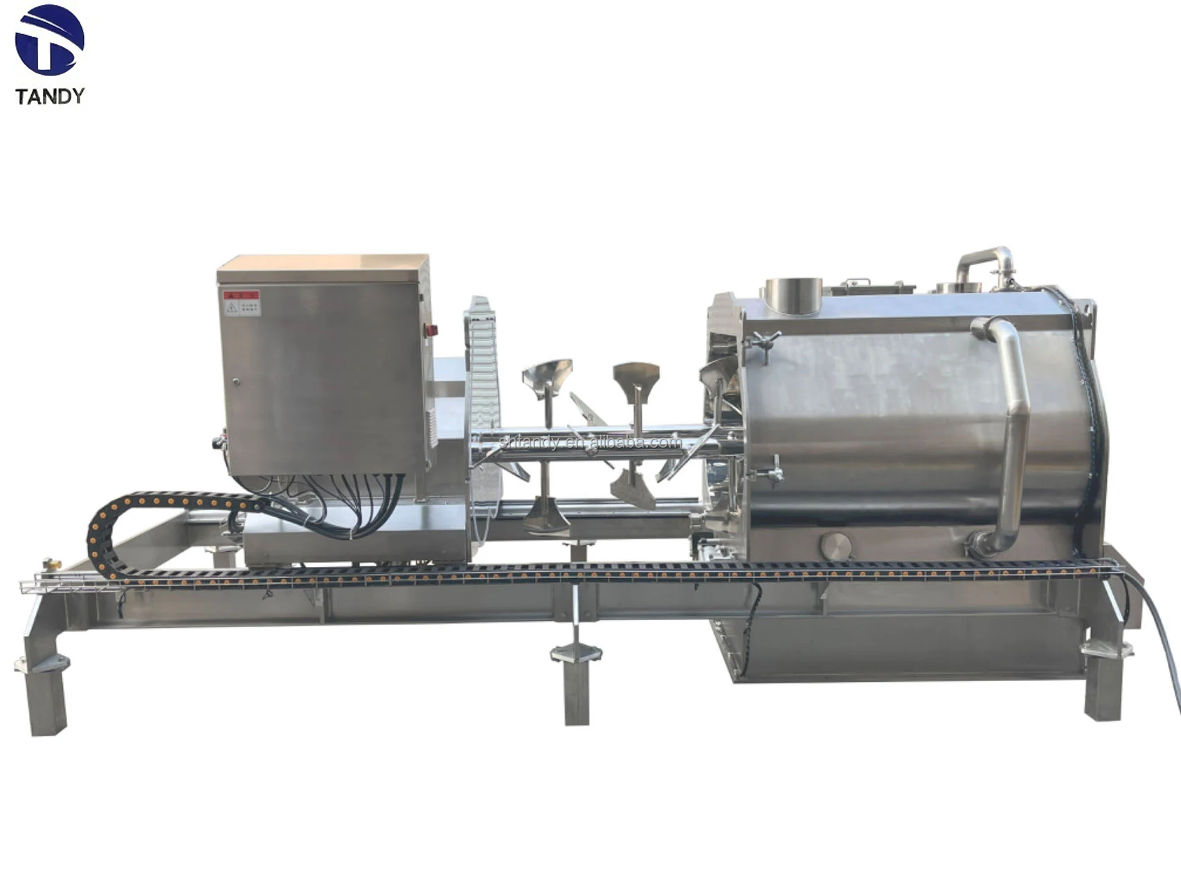 Small Feed/ Poultry Feed Powder Opening Double Shaft Paddle Mixer - Buy ...