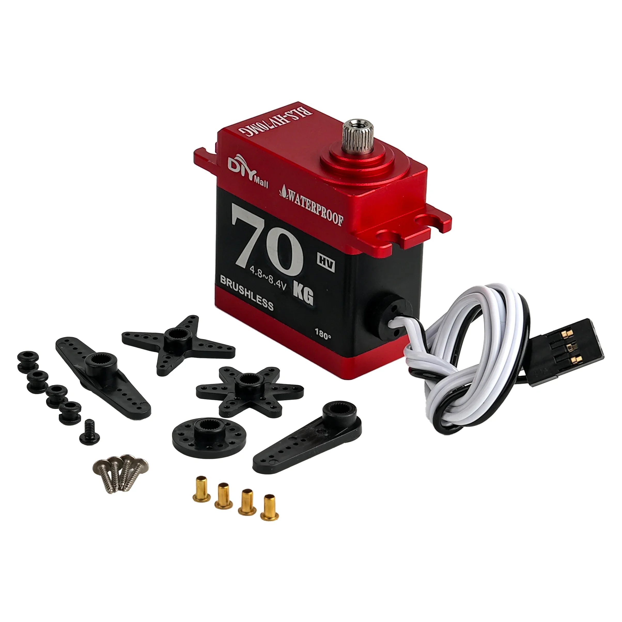 70kg Brushless RC Servo - High Torque for Racing & Robotics