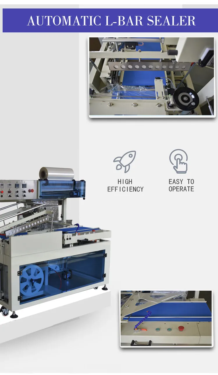Automatic Electrical Pe Pof Plastic Film Thermal Packing Wrapping ...