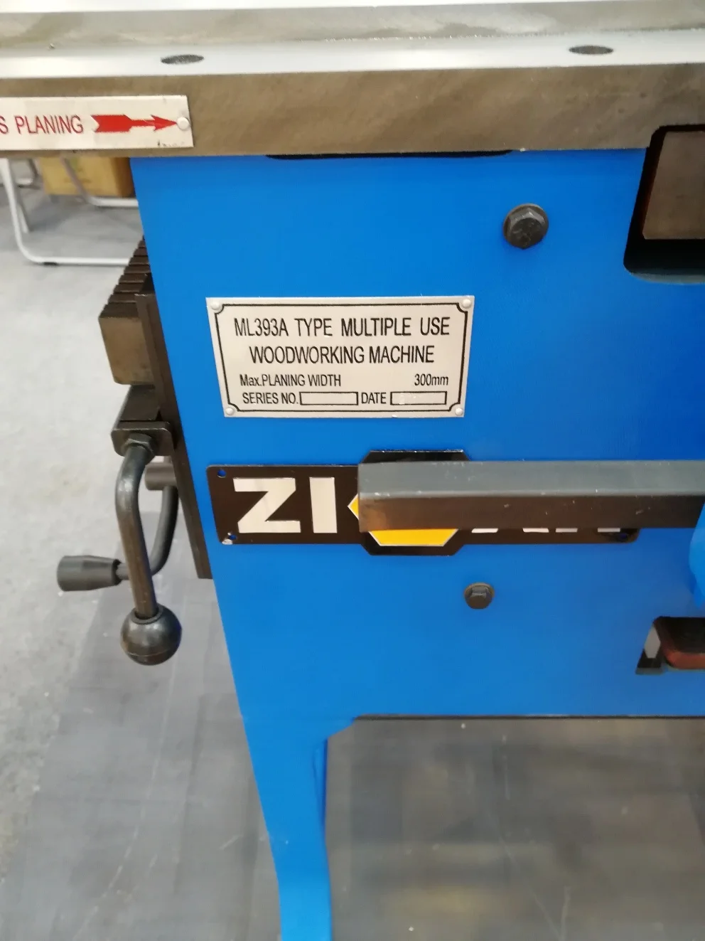 LIDA ZICAR ML393A Woodworking Machine - High Productivity