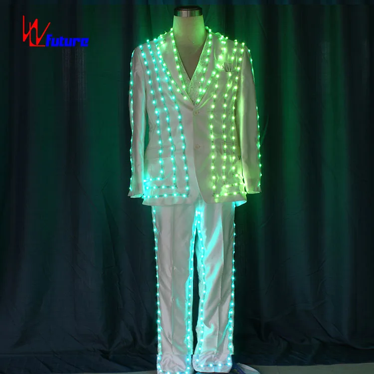White Suit Fluorescent Ball Dress For Men China's Future Creative Hand ...