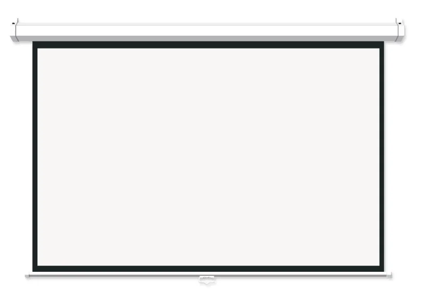 TELON Matt White Portable Pull-down Projection Screen for Office and ...