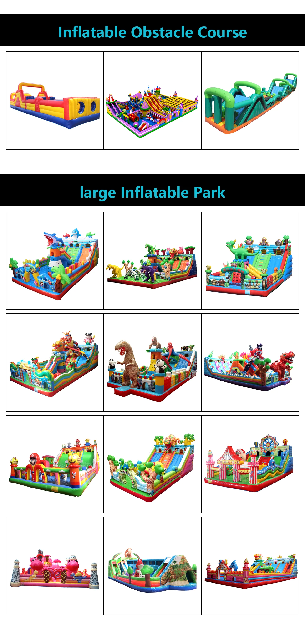 Giant Adult Bounce House Commercial Inflatable Slides Pastel Inflatable ...