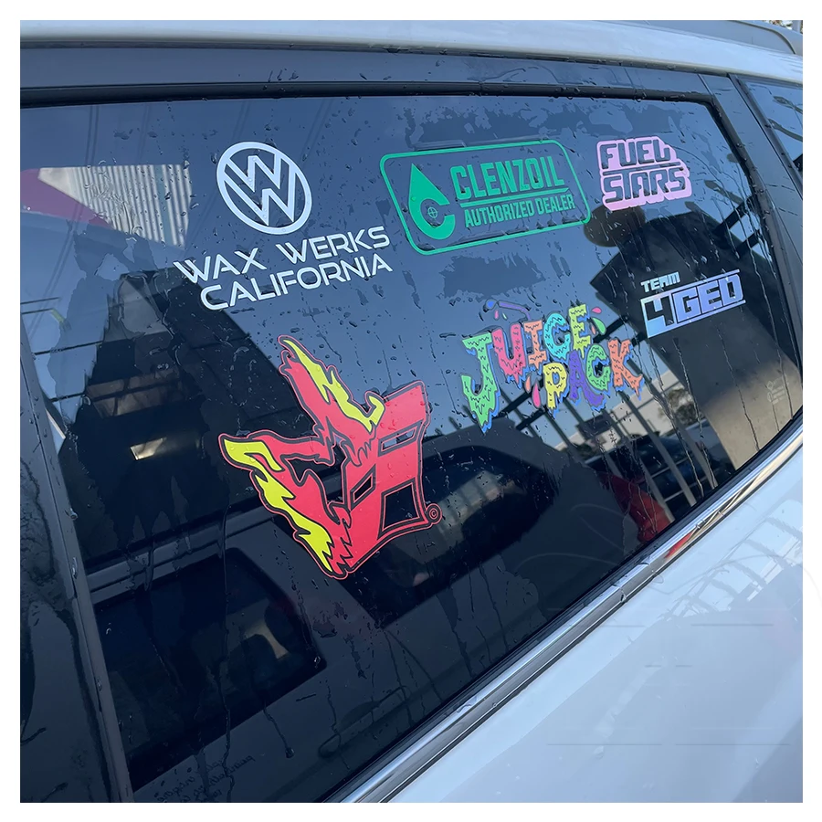 UV Resistant Car Decals - Custom Die Cut Logo Stickers