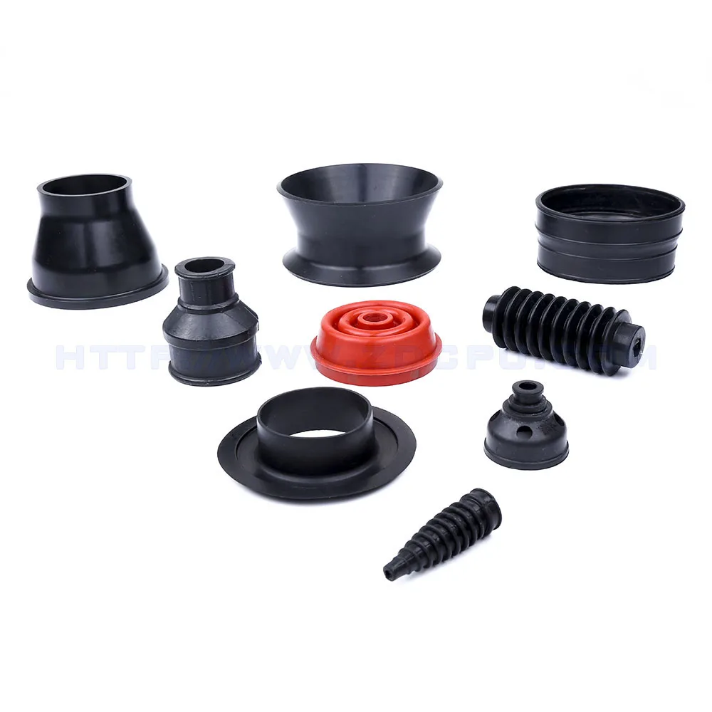 Custom Expansion Flange Silicone Soft Corrugated Small Rubber Bellow ...