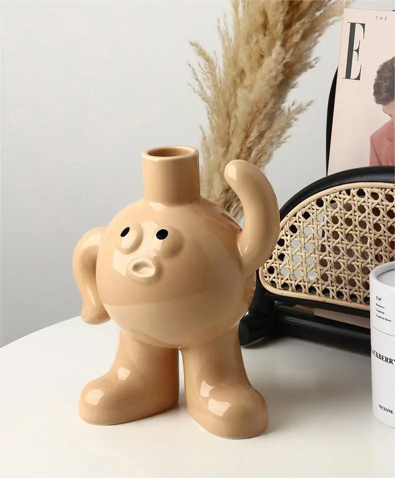 Wholesale Handmade Mini Cartoon Characters Porcelain Ceramic Flower ...