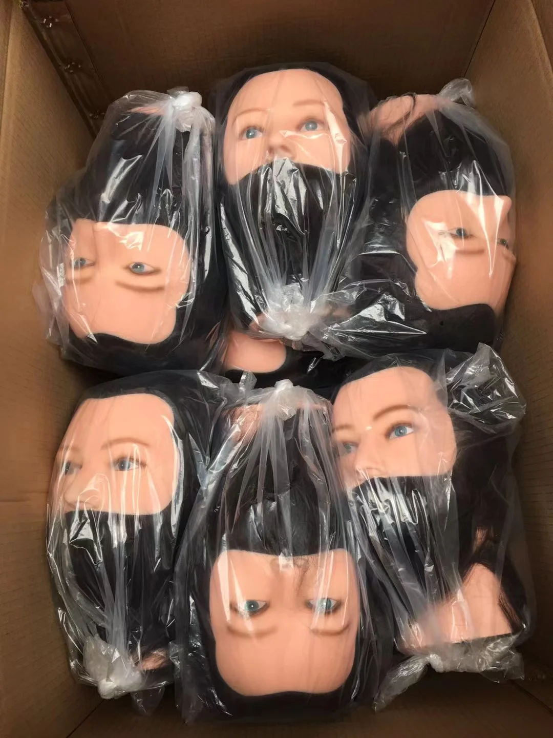 Professional 100% Human Hair Men Mannequin Barber Training Hairdresser ...