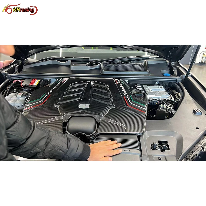 Dry Carbon Fiber Engine Cover Kit For Lambo Urus 2018-2019 - Buy Urus ...
