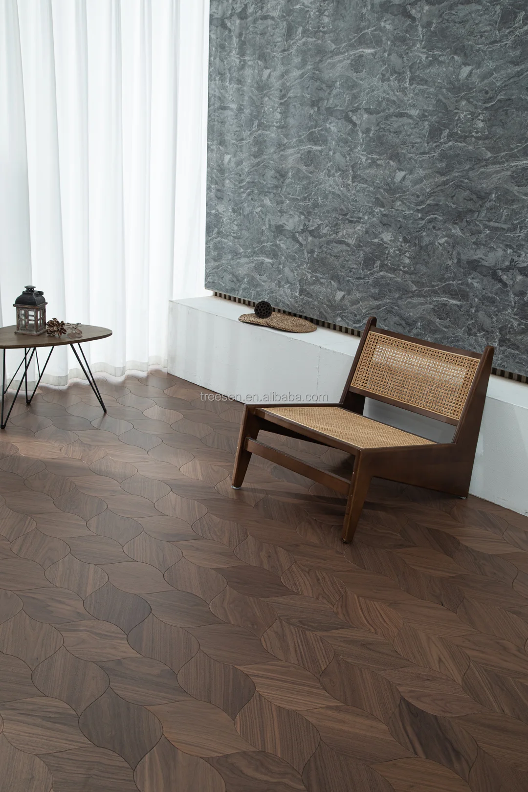 Irregular Models Design Shape Parquet Engineered Wood Floor
