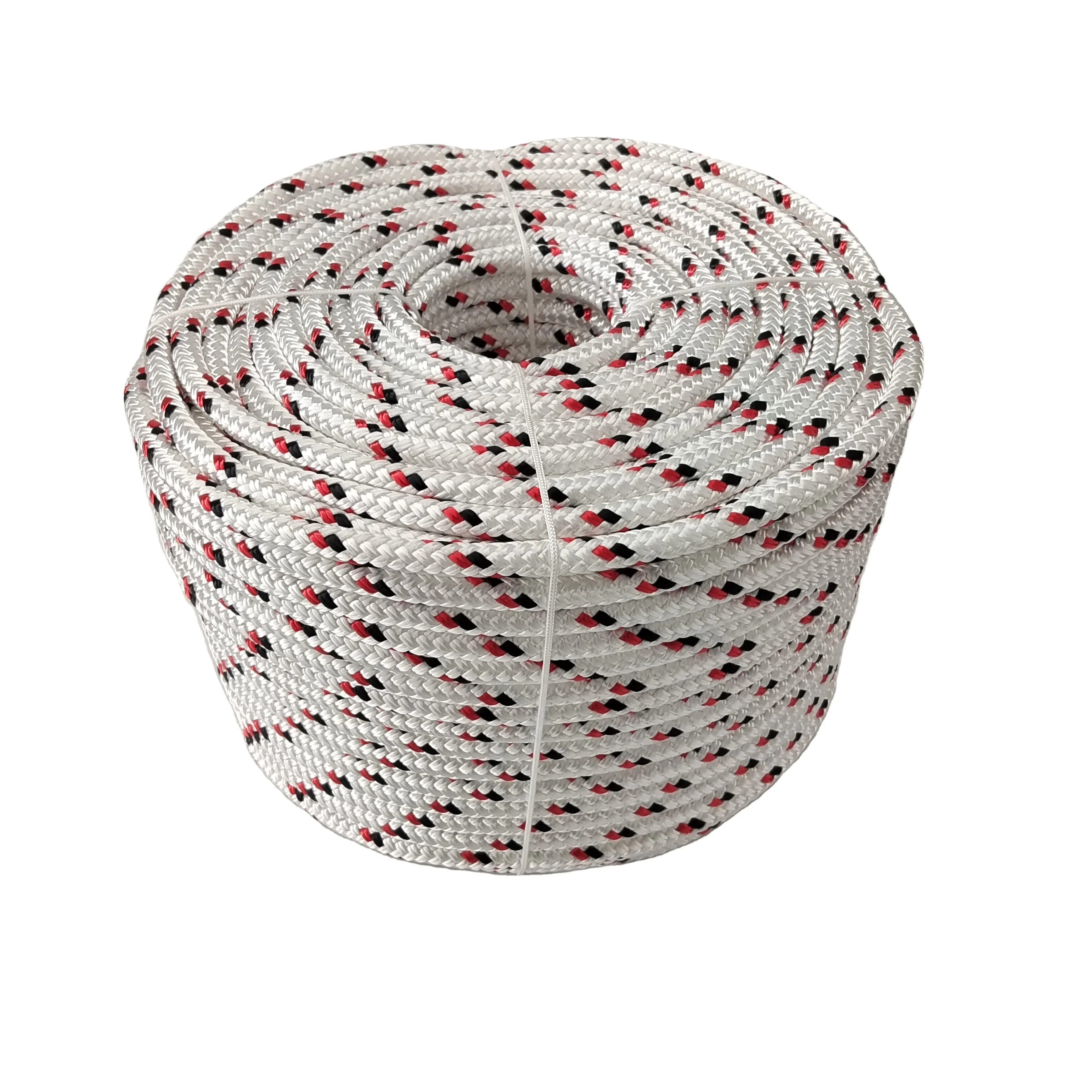 Multiple Colors 1/2 Inch Double Braided Nylon Poly Mooring Rope Marine ...