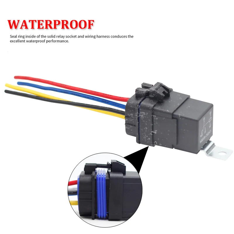 Waterproof 12V 40A Heavy Duty 14AWG SPDT 5 Pin Auto Relay| Alibaba.com