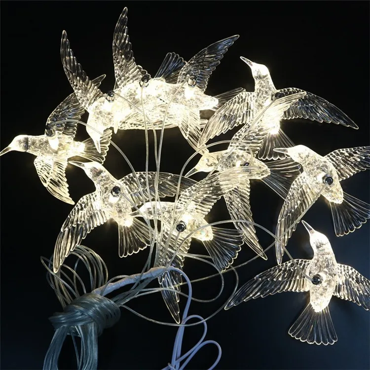 Nordic Modern Led Pendant Light With Birds - Living Room Ceiling Lamp